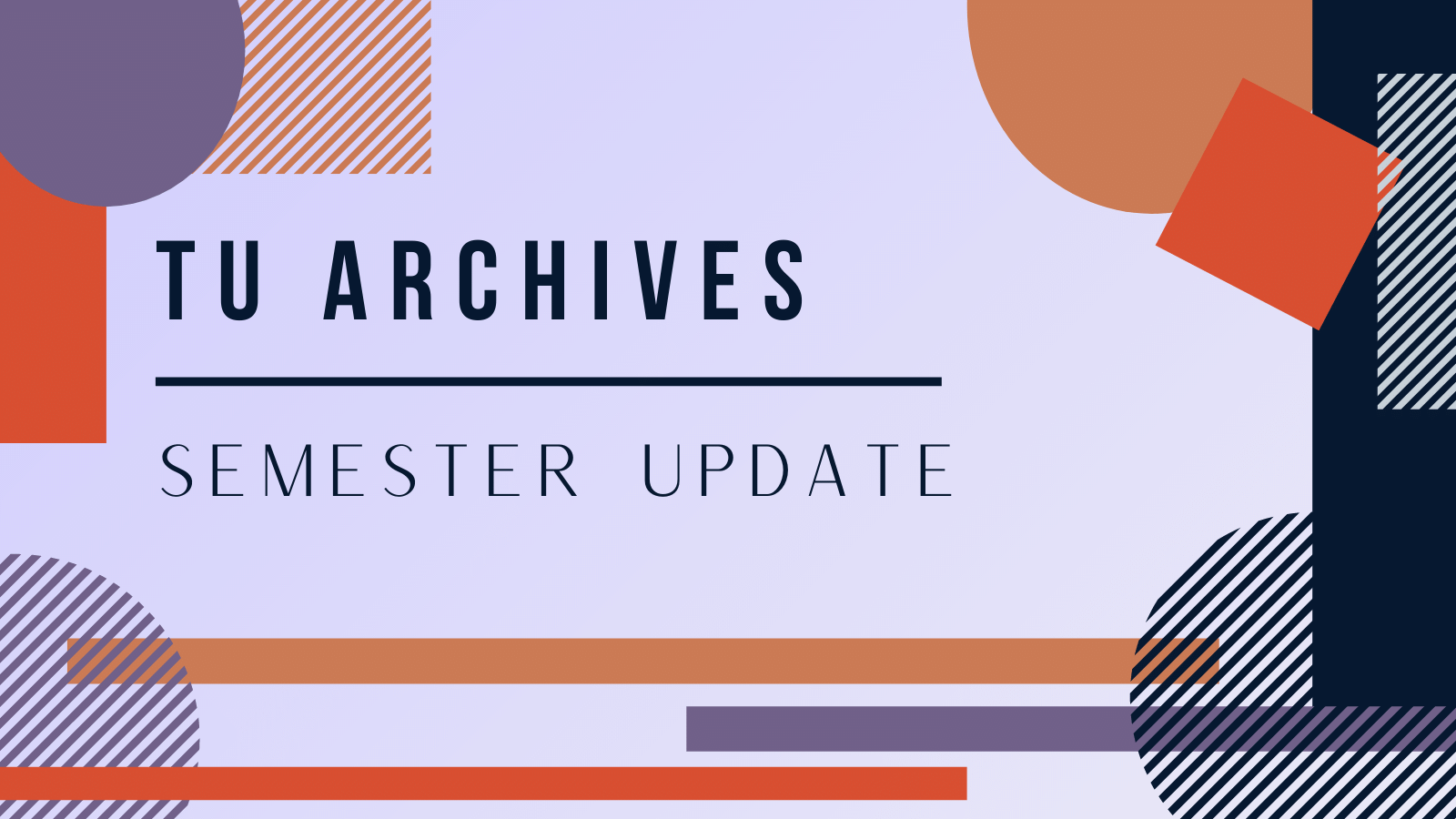 Update from the Trinity Archives - Coates Library